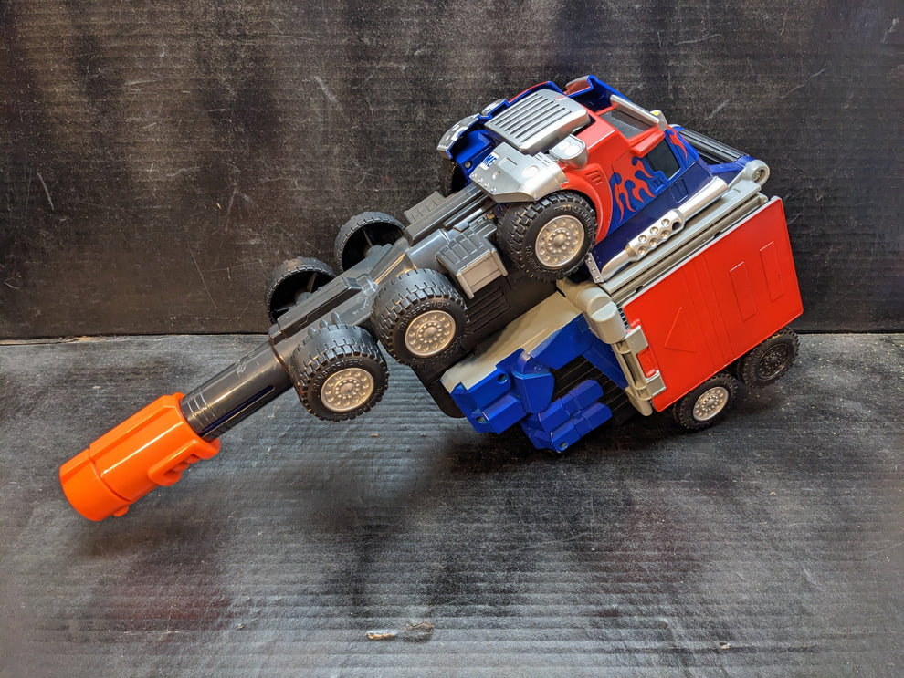 Hasbro Transformers Optimus Prime Battle Rig Blaster – Blaster Barn